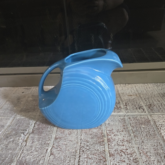 Fiestaware | Kitchen | Peacock Blue Fiesta Ware Disc Pitcher | Poshmark